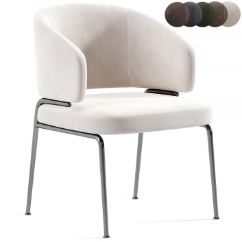 Chairs HC28 Cosmo 3D Models for Interior Design and Architecture