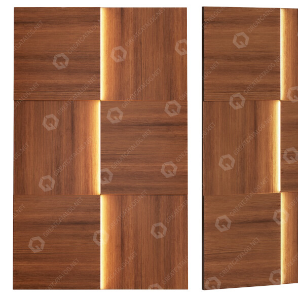 Wall Panel Set 6 3D model・Download 3D models・Great Catalog