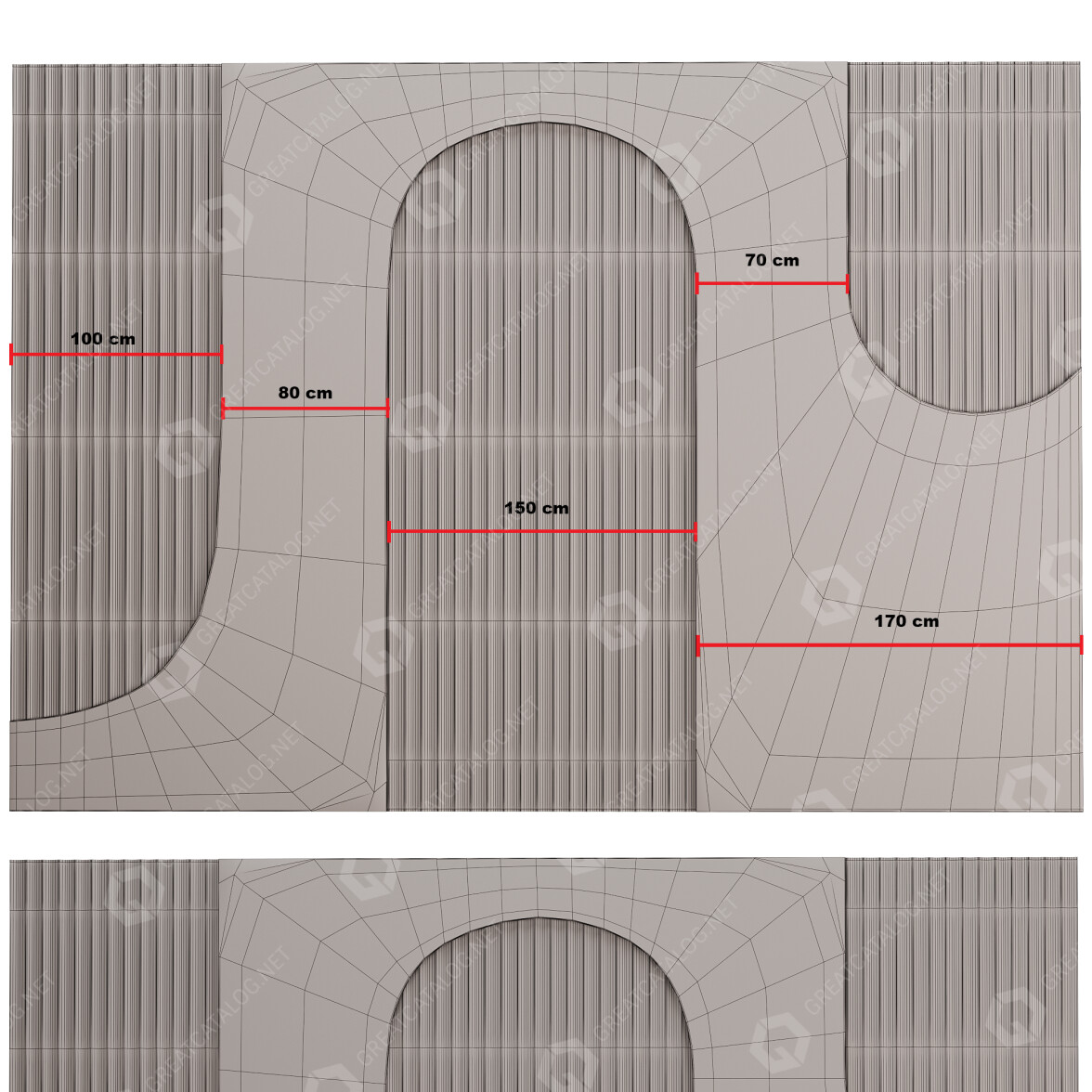 Wall Panel Set 2 3D model・Download 3D models・Great Catalog - GreatCatalog 40790