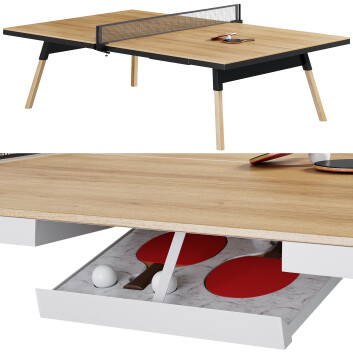 Recreational table tennis 3D models - GreatCatalog