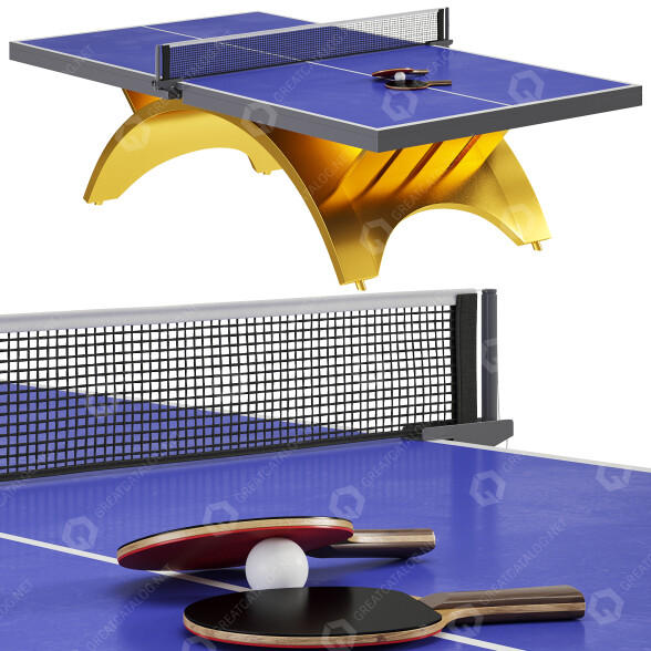 Tennis Table Profesyonel Ping Pong 3D model - GreatCatalog 40820