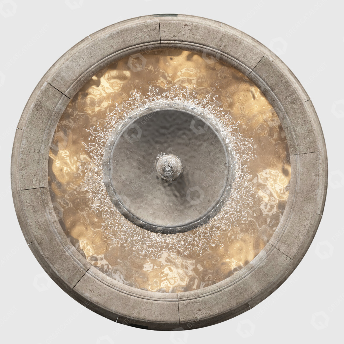 Fountain Clean Topology 3D model #40888 | GreatCatalog