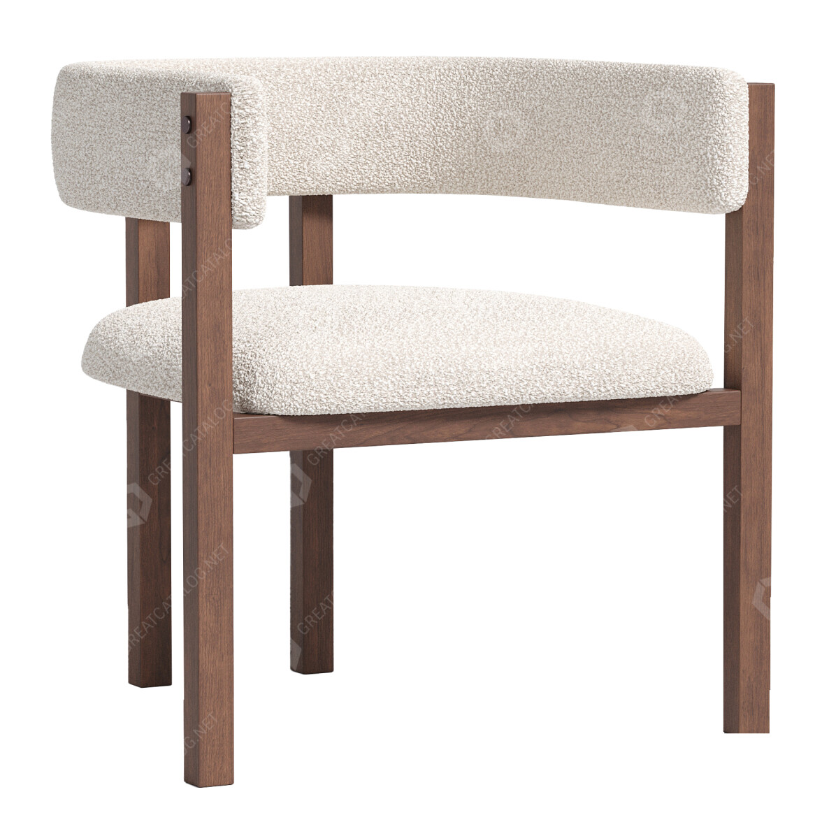 Chair Coco Republic Valentina Dining 3D model - GreatCatalog 41155