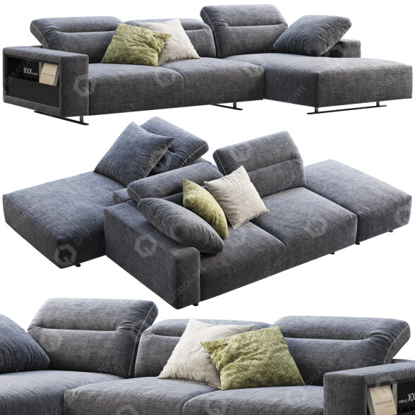 Sofas BoConcept Hampton (2 options) 3D model - GreatCatalog 41286