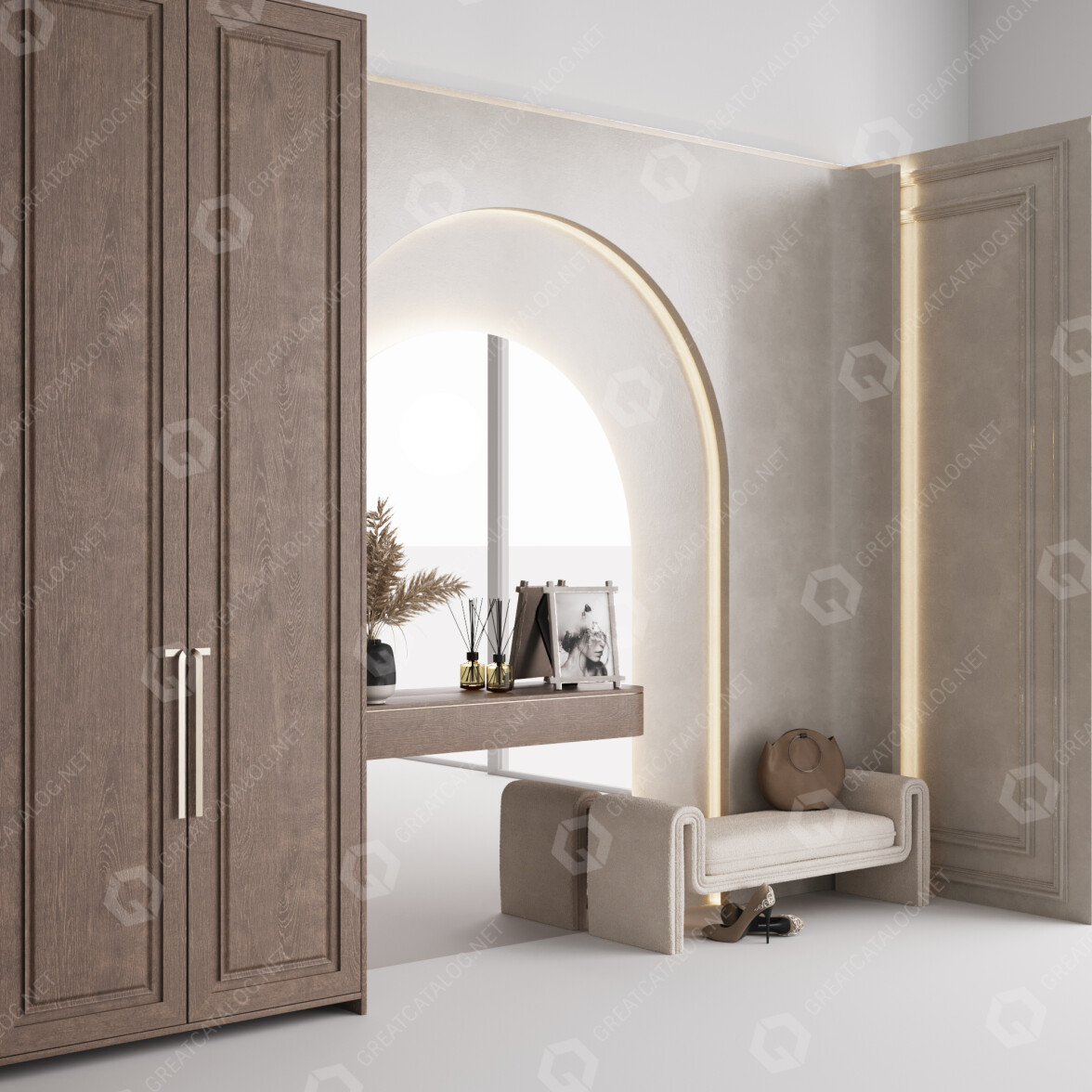 Hallway Eichholtz Composition 3D model・Download 3D models