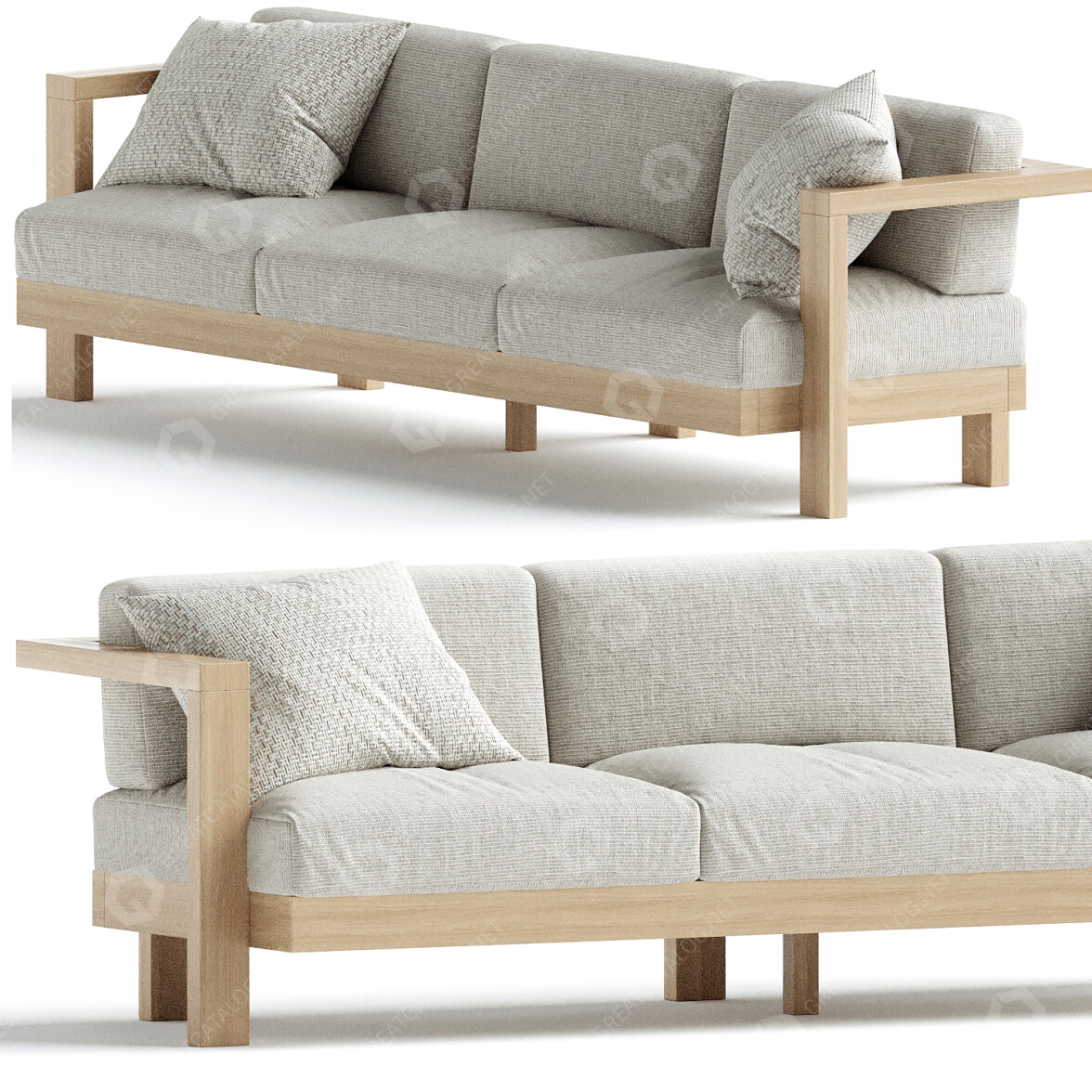 Sofa Lulu and Georgia Landry Indoor Outdoor 3D model - GreatCatalog 41681