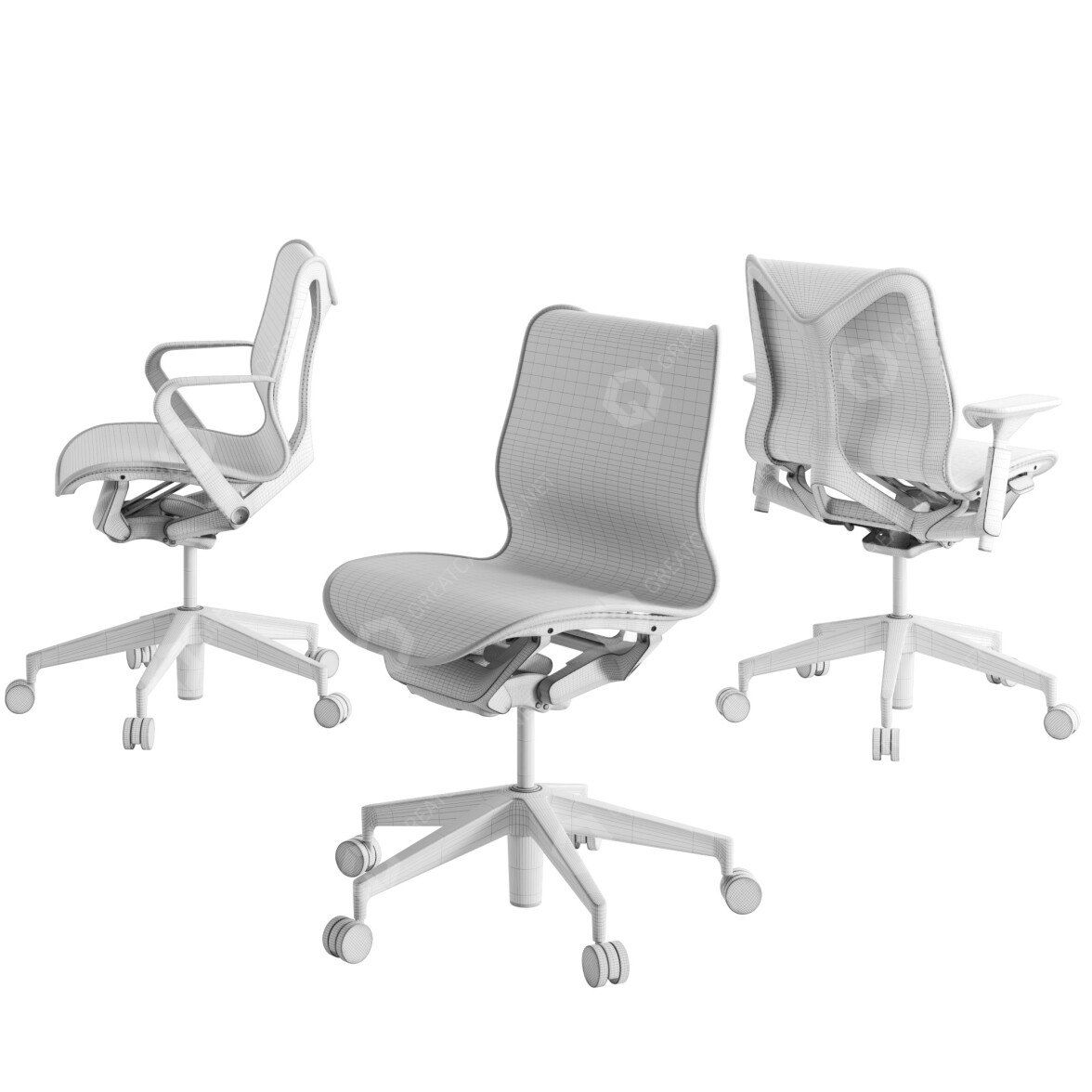 Silla de oficina Herman Miller Cosm Modelo 3D - GreatCatalog 41815