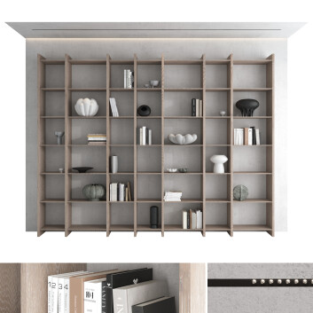 Display bookcase 3D models - GreatCatalog