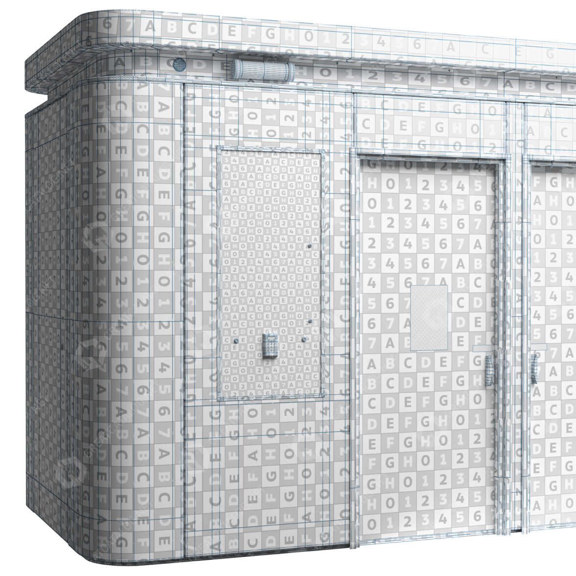 Bio-Toilet Exeloo Orbit Twin Public 3D model - GreatCatalog 42069