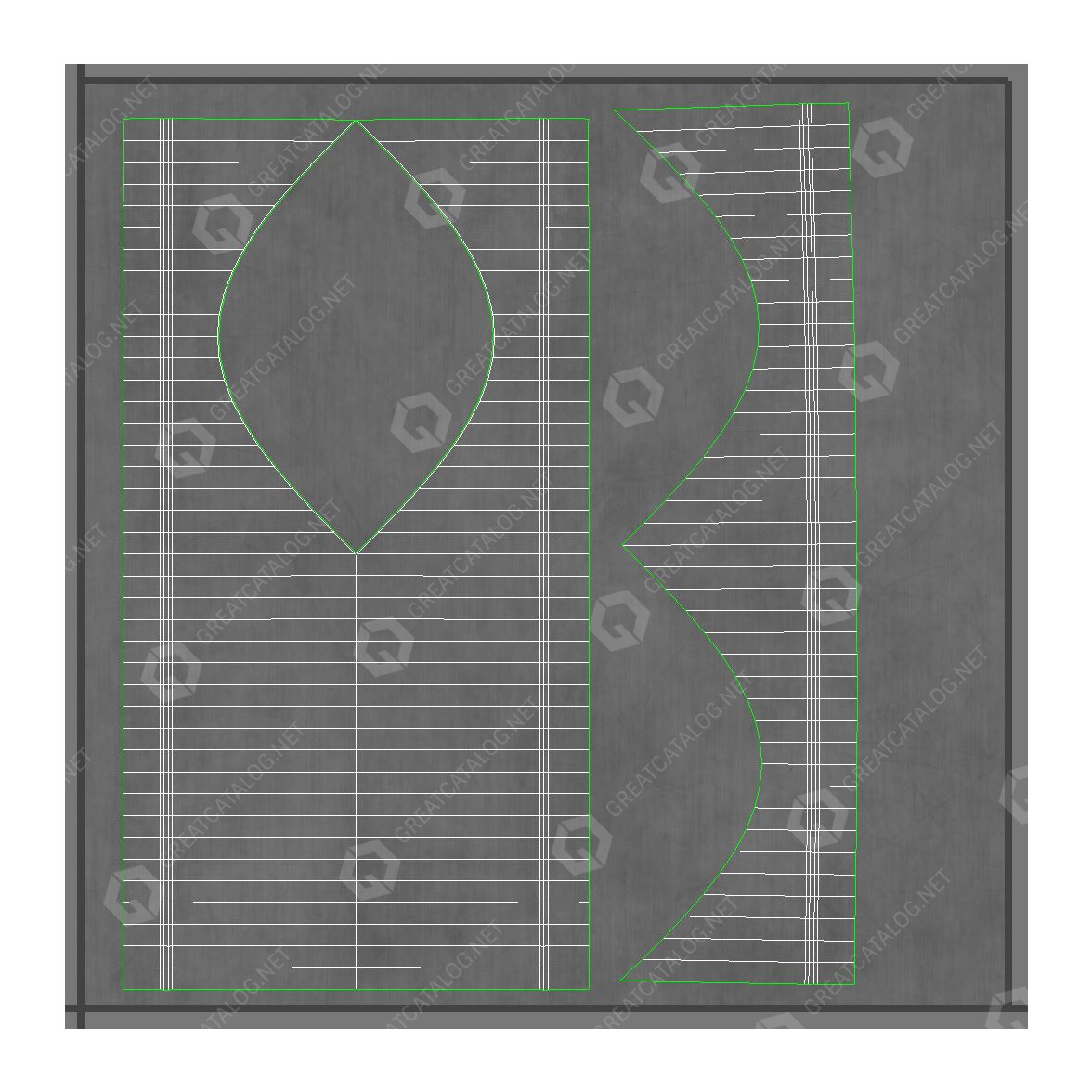 Ventilation System Decorative Ceiling Set 03 3D model - GreatCatalog 42155