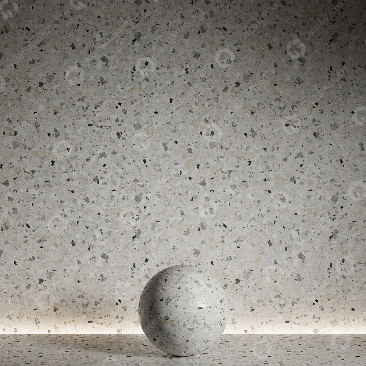 Stone Terrazzo Material 3 Pbr Seamless 3D model - GreatCatalog 42467