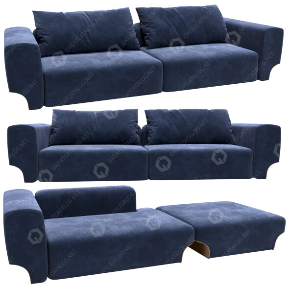 Sofas Visionnaire Douglas 3D model - GreatCatalog 42478