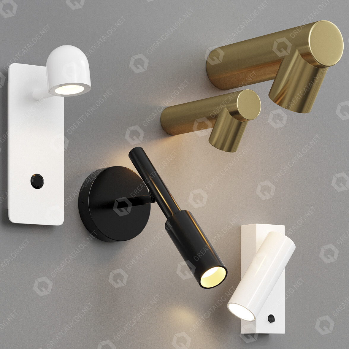 Wall Lamps Pinpoint 3D model - GreatCatalog 42509