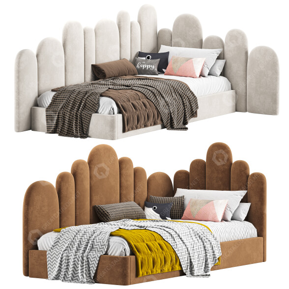 Beds Modern Style 3D model #42602 | GreatCatalog