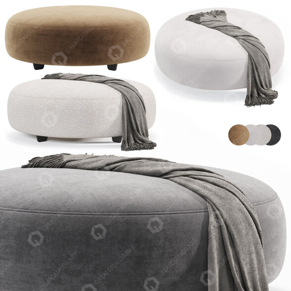 Ottoman Bon Bon 3D model・Download 3D models・Great Catalog ...