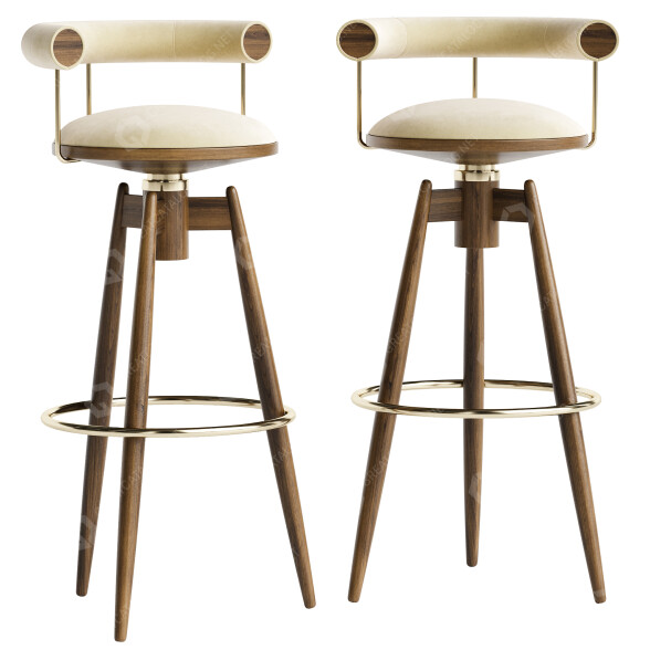 Bar Stool Mezzo Collection Dylan 3D model - GreatCatalog 43546