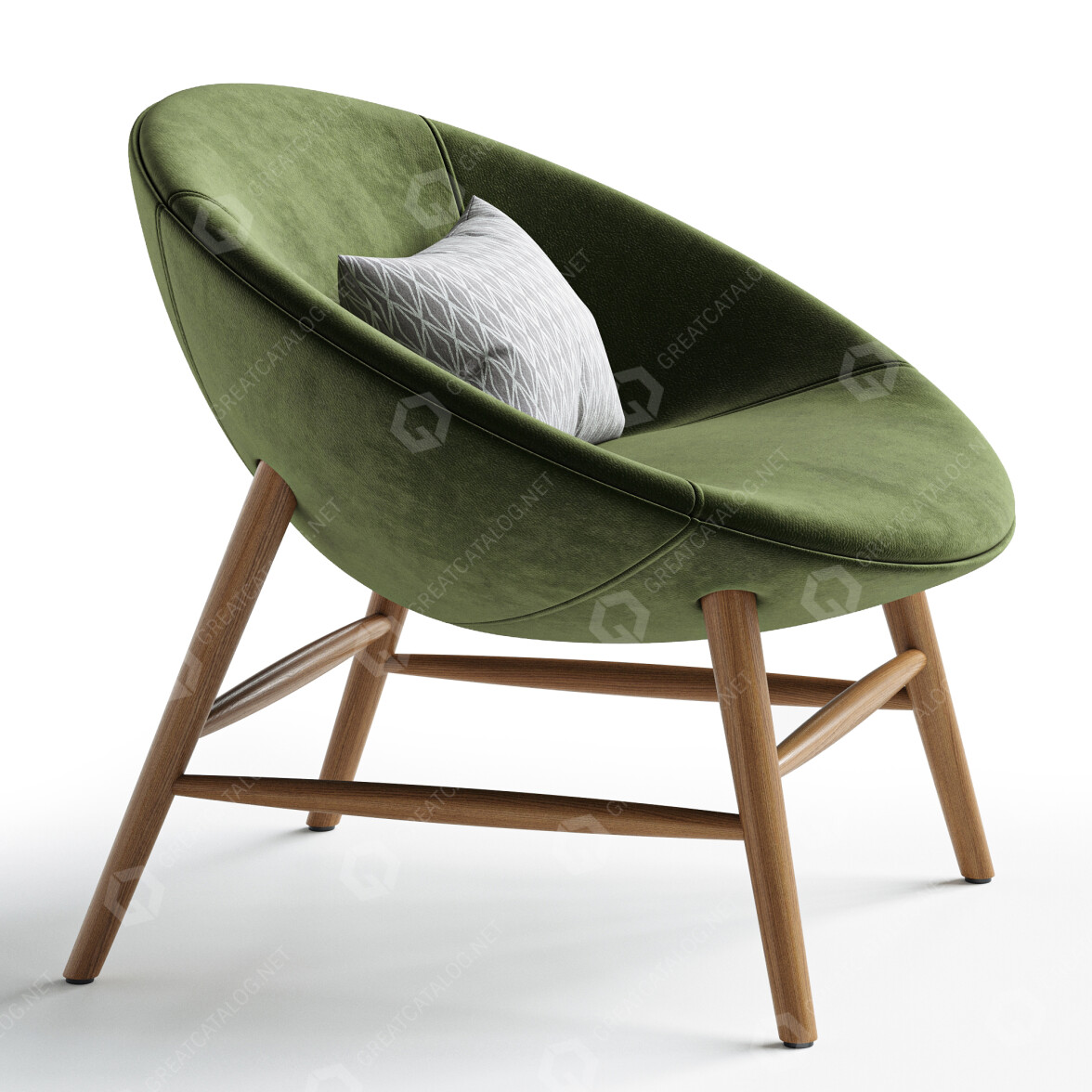 Armchair Davis Furniture Muse 3D model - GreatCatalog 43609