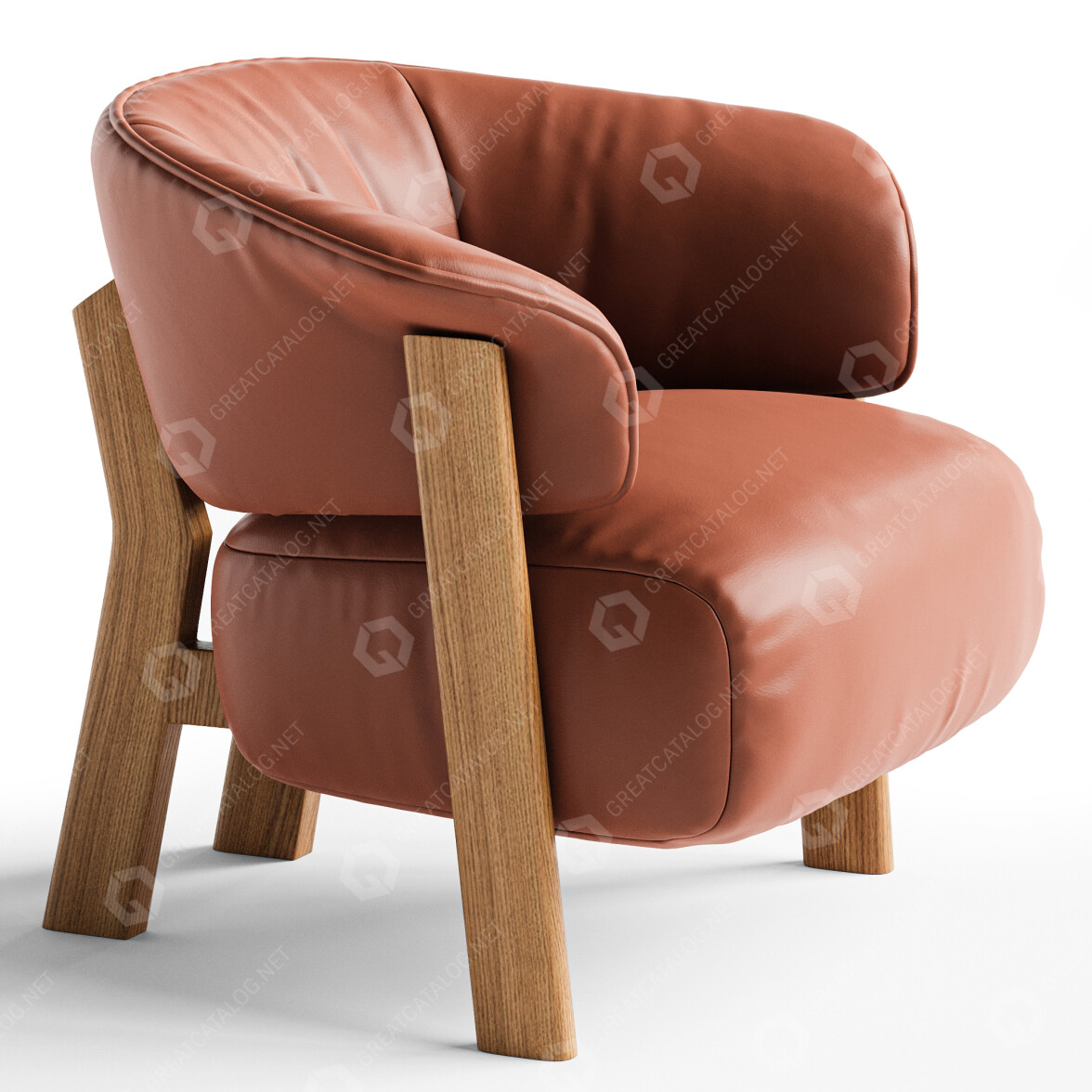 Armchair Cassina Black Wing 3d Model Greatcatalog 43611