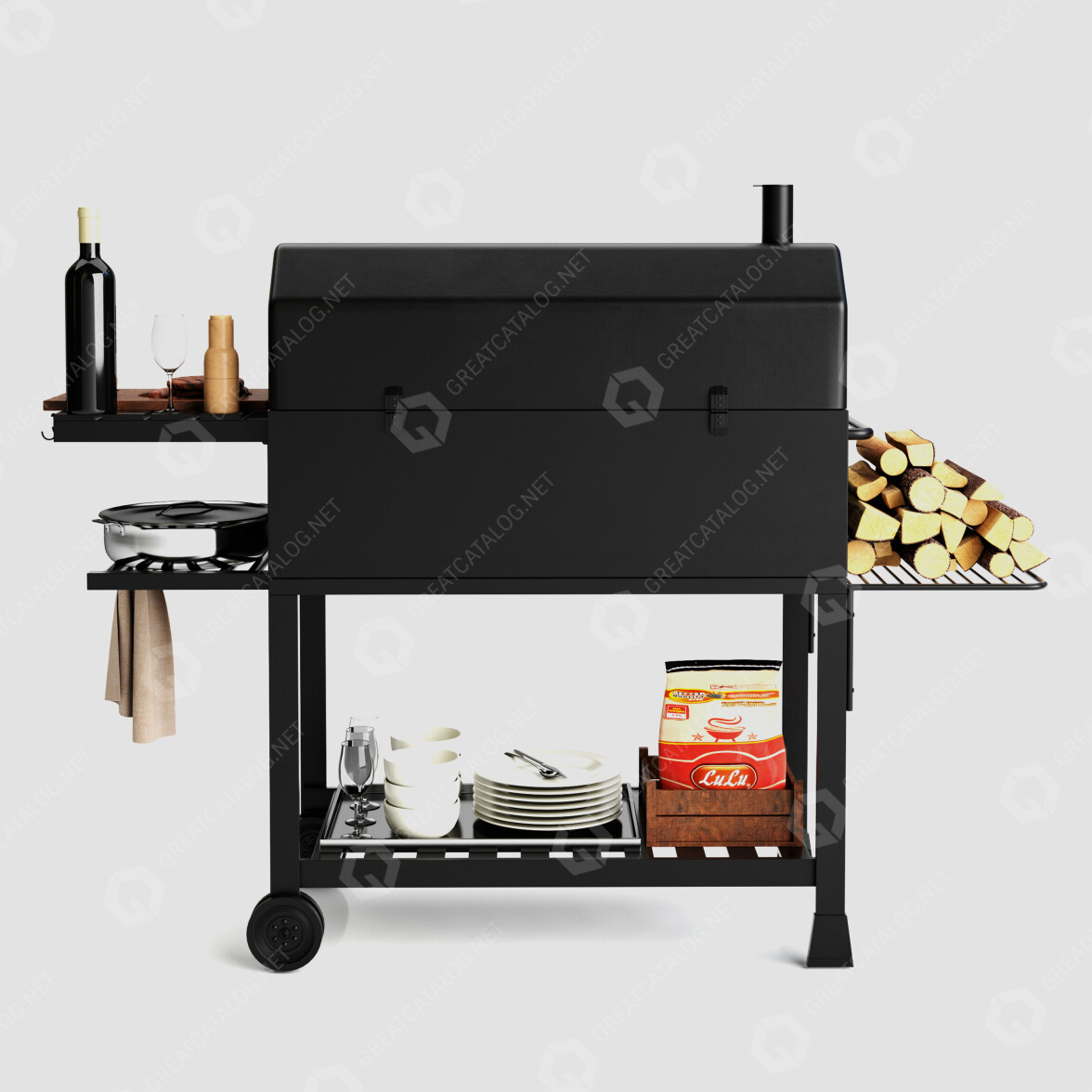 Barbecue Set 19 3D model・Download 3D models・Great Catalog
