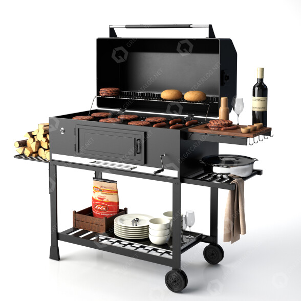 Barbecue Set 19 3D model・Download 3D models・Great Catalog