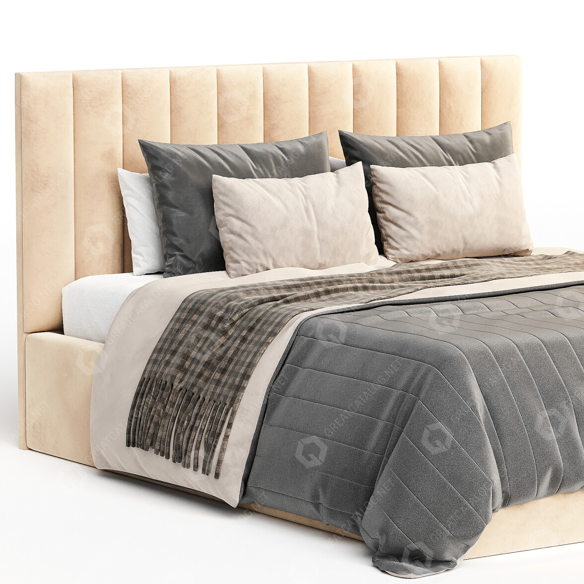 Bed Double Modena Venus 17 3D model - GreatCatalog 43763