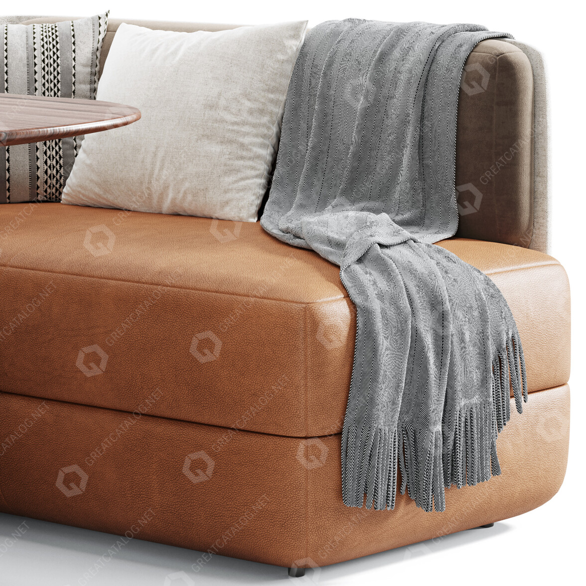 Sofas and Table Zenith Interiors Precinct Meet Booth 3D model - GreatCatalog 43840