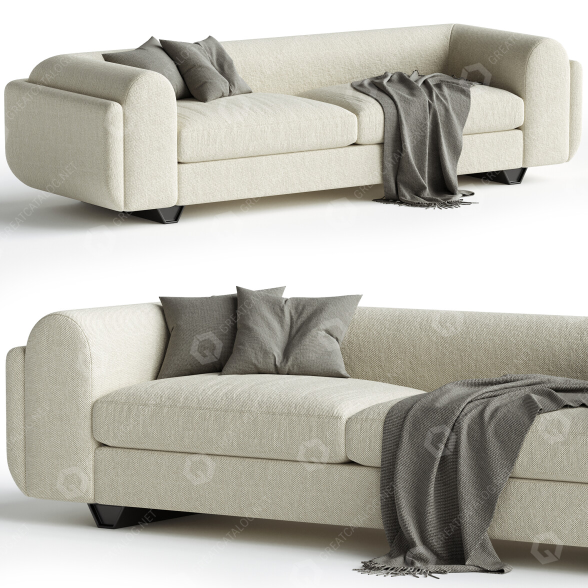 Sofa Invisible Collection Eileen 3D model - GreatCatalog 43998