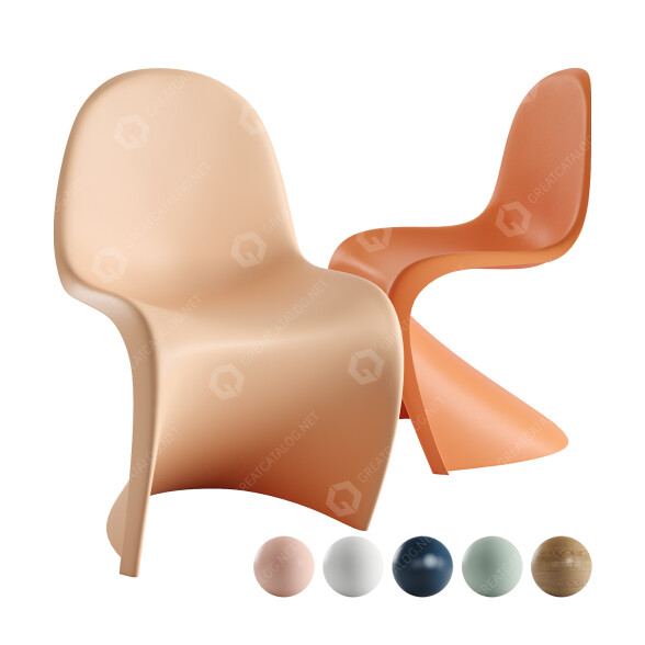Chair Vitra Panto 3D model・Download 3D models・Great Catalog ...