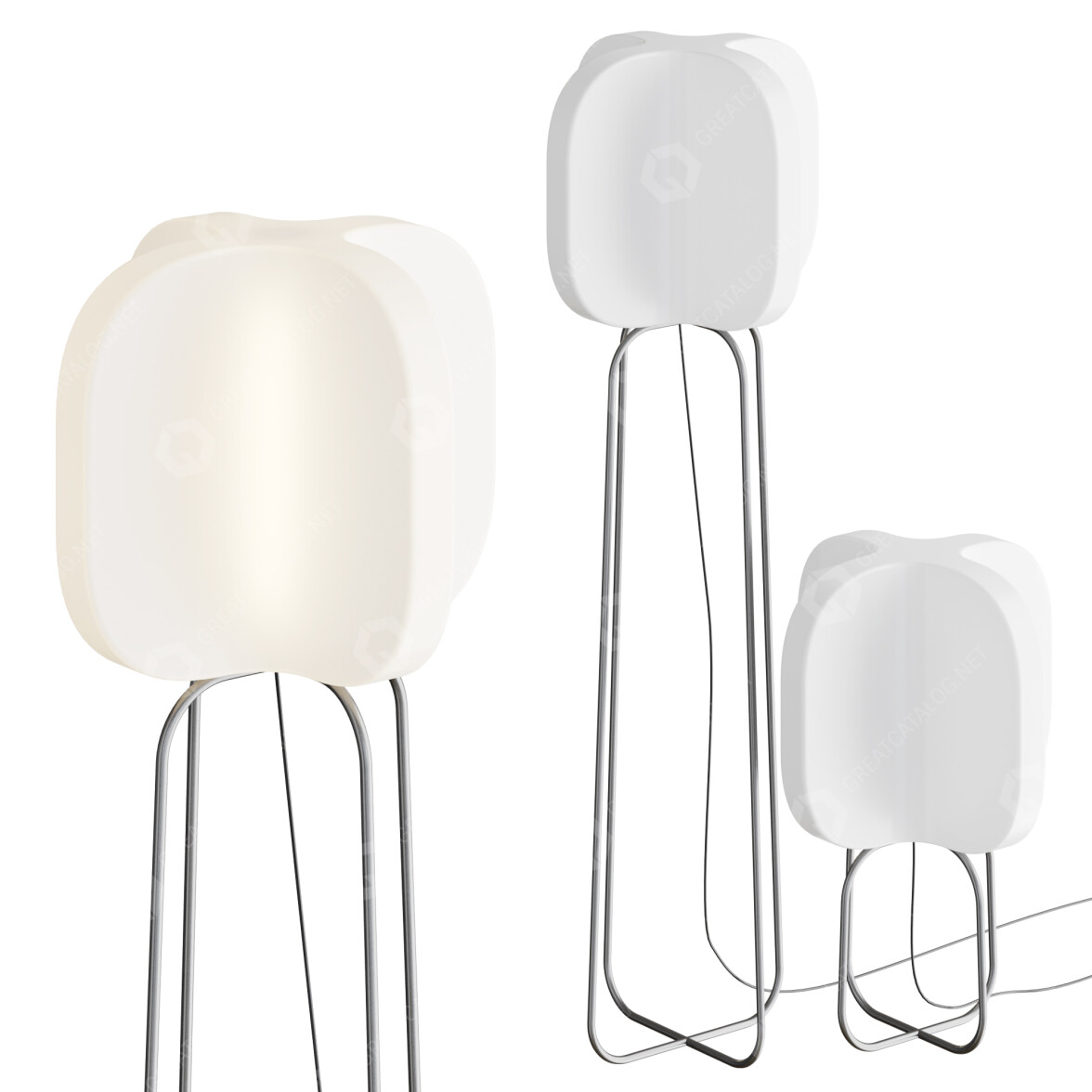 Floor Lamps Plust Four 3D model - GreatCatalog 44285