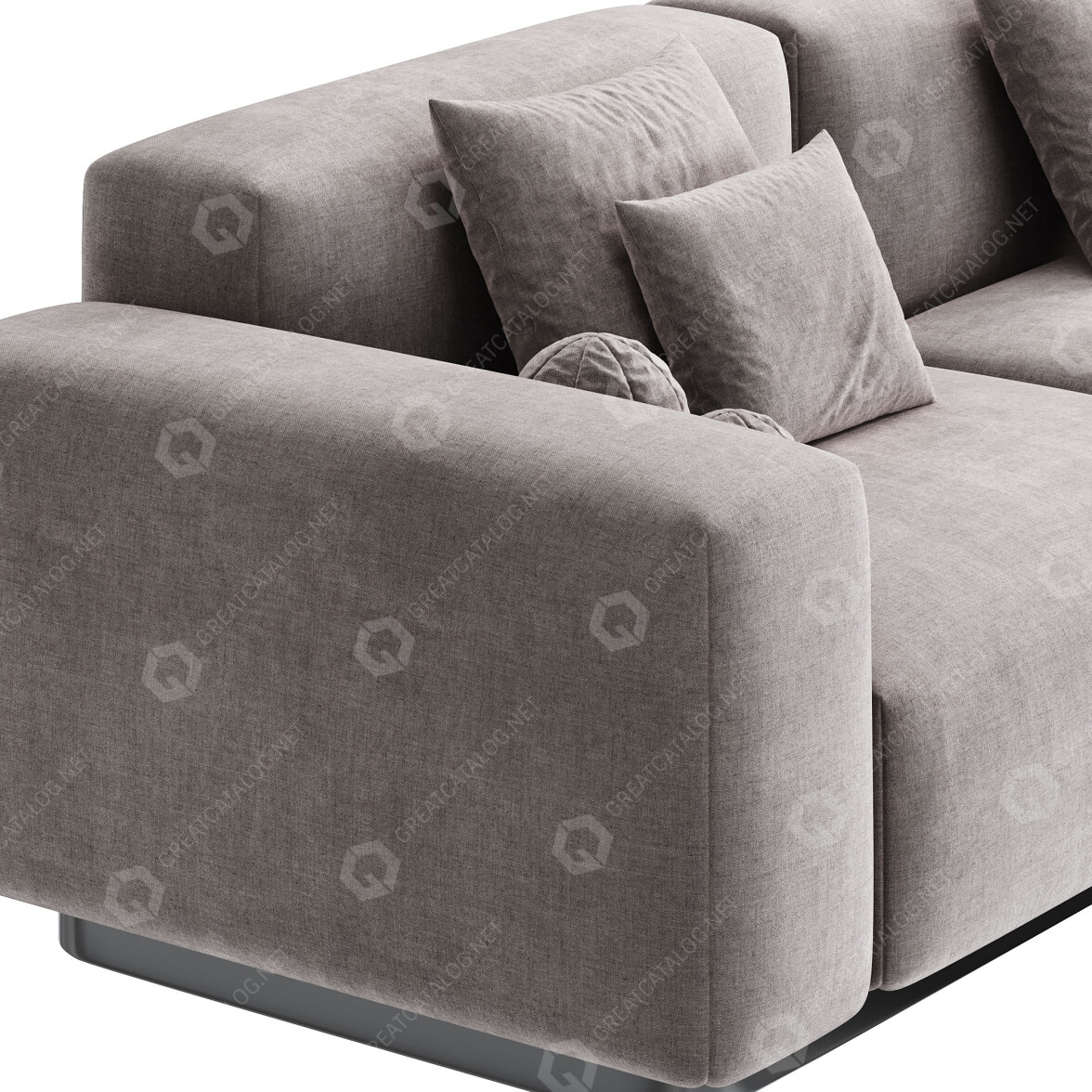 Sofa Vitra Soft Modular 3D model・Download 3D models