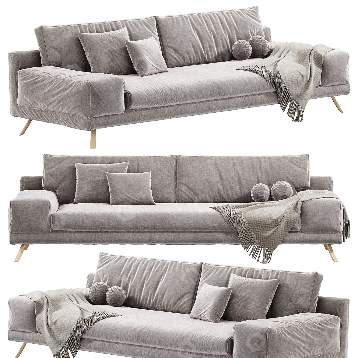 Sofa Kooku Ian 3D model・Download 3D models・Great Catalog - GreatCatalog 44451