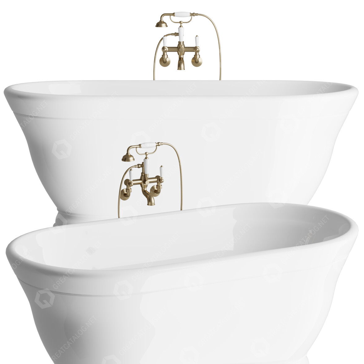 Bathtub Devon&Devon Aurora White 3D model - GreatCatalog 44914