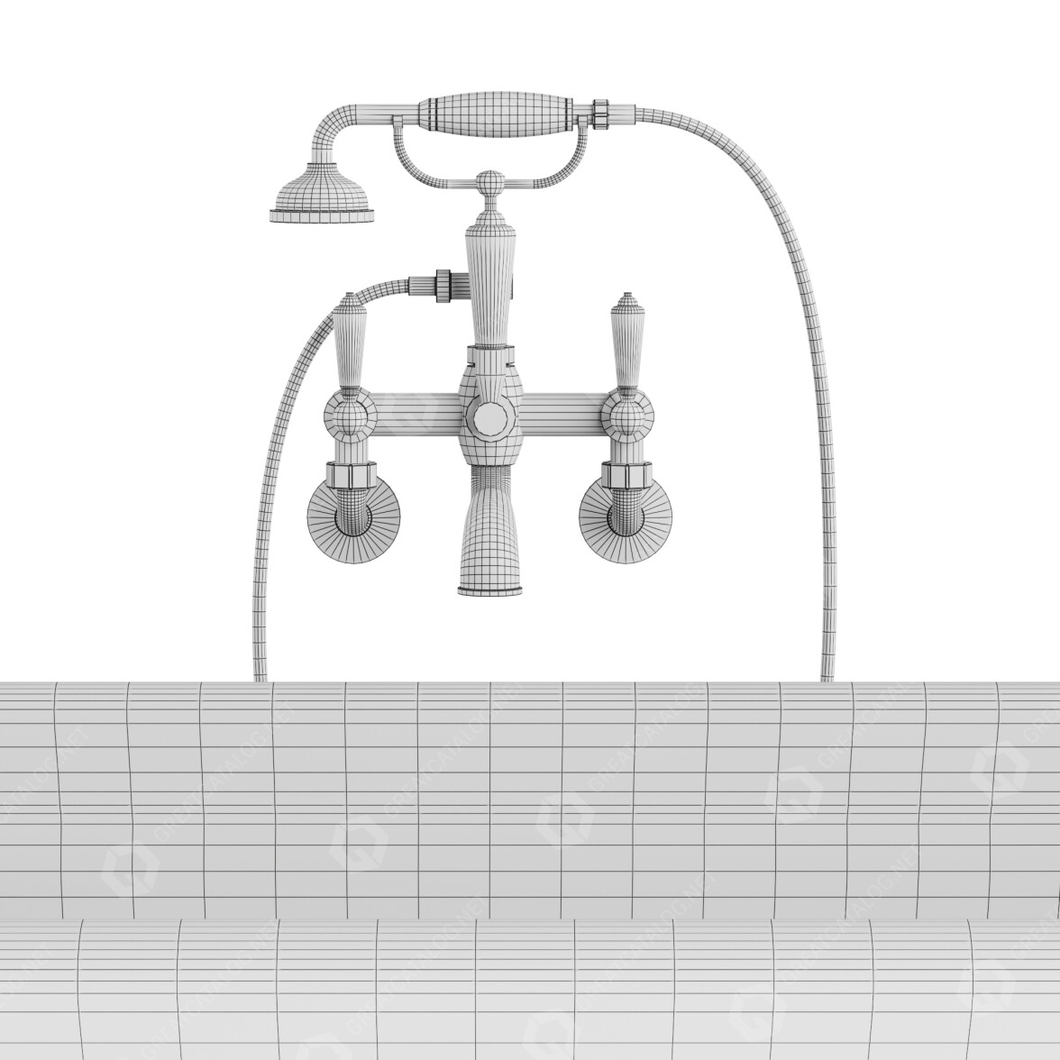 Bathtub Devon&Devon Aurora White 3D model - GreatCatalog 44914