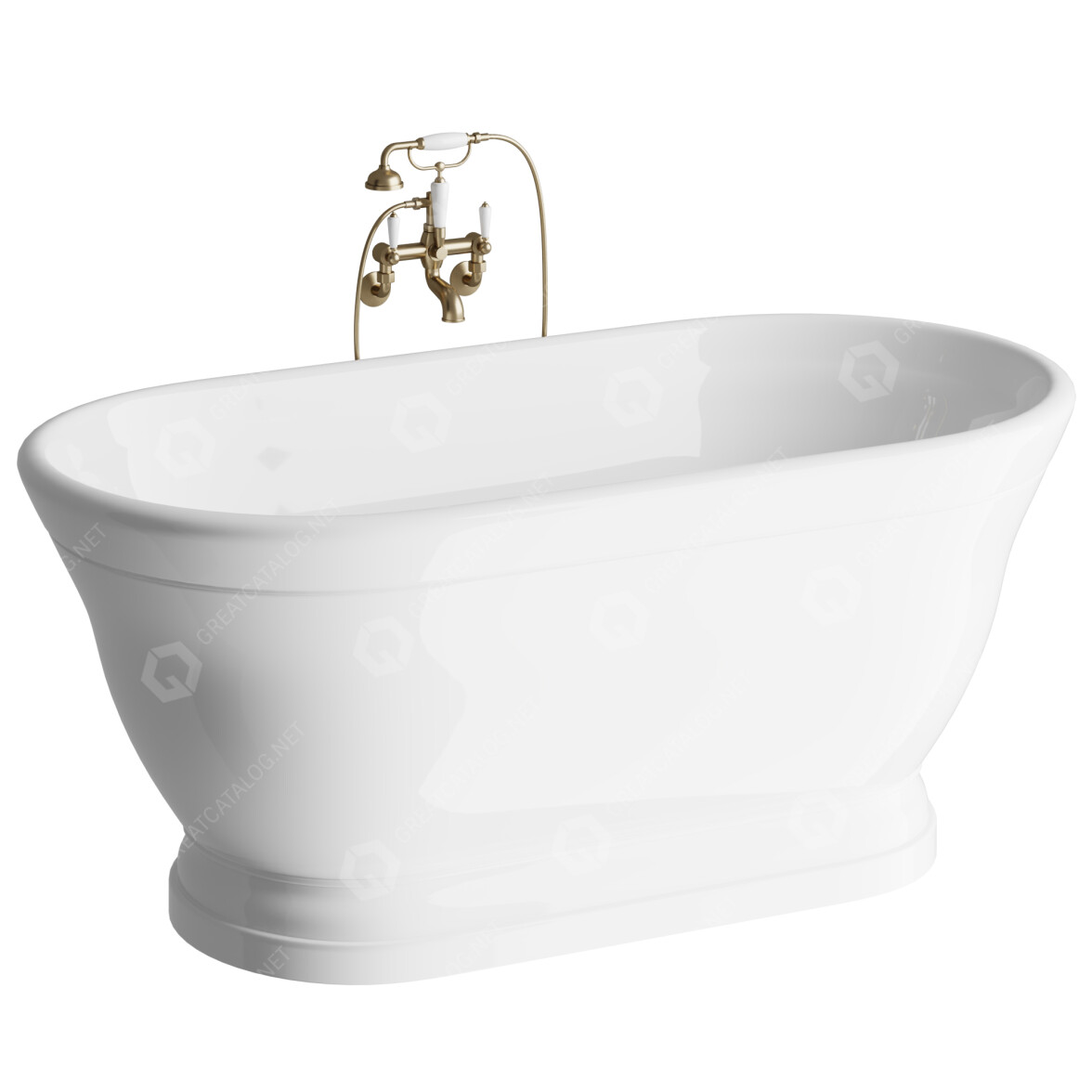 Bathtub Devon&Devon Aurora White 3D model - GreatCatalog 44914