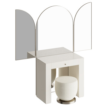 Dressing table with pouf 3D models - GreatCatalog