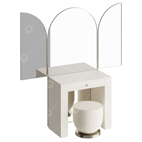 Dressing Table and Pouf Devon&Devon Blossom 3D model - GreatCatalog 44934