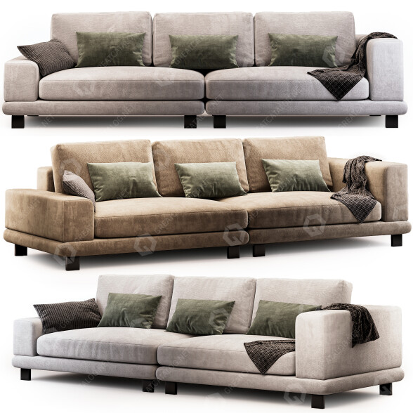 Sofa Eichholtz Di Angelo 3D model・Download 3D models