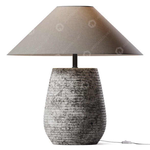 Table Lamp Ophelia Textured Ceramic 3D model・Download 3D models