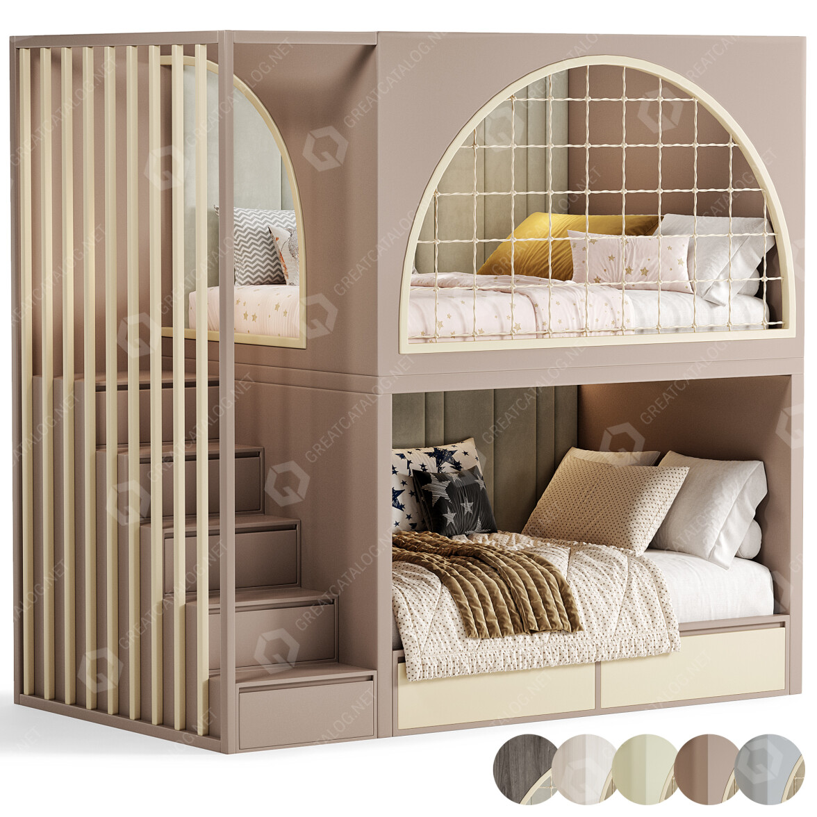 Bed Kids Bedroom 16 3D model - GreatCatalog 45163
