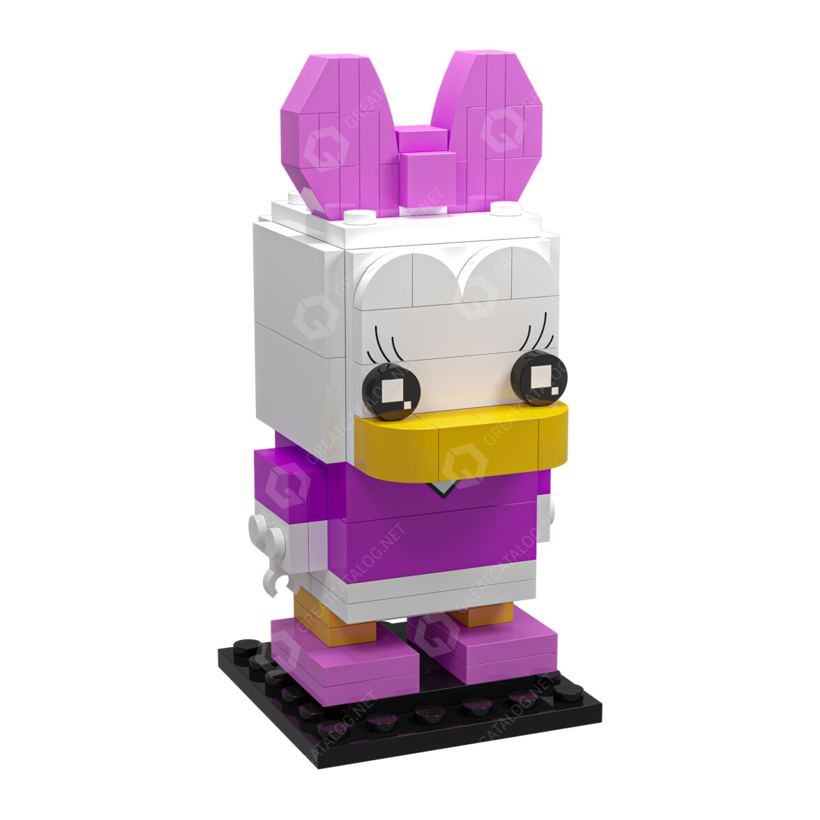 Toy Lego Daisy Duck 3D model・Download 3D models・Great Catalog