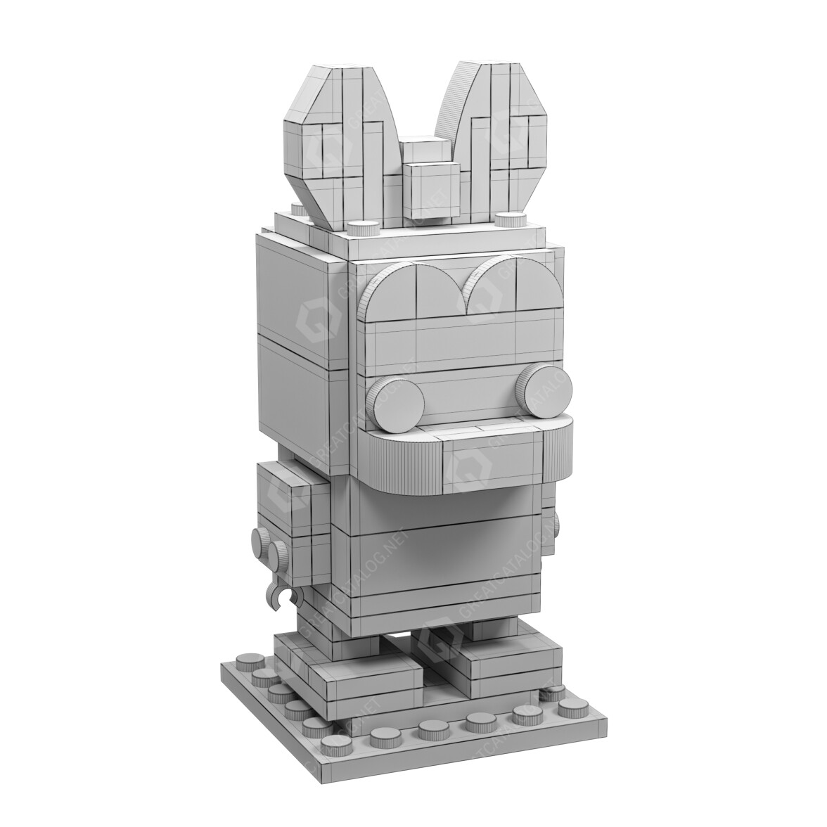 Toy Lego Daisy Duck 3D model・Download 3D models・Great Catalog