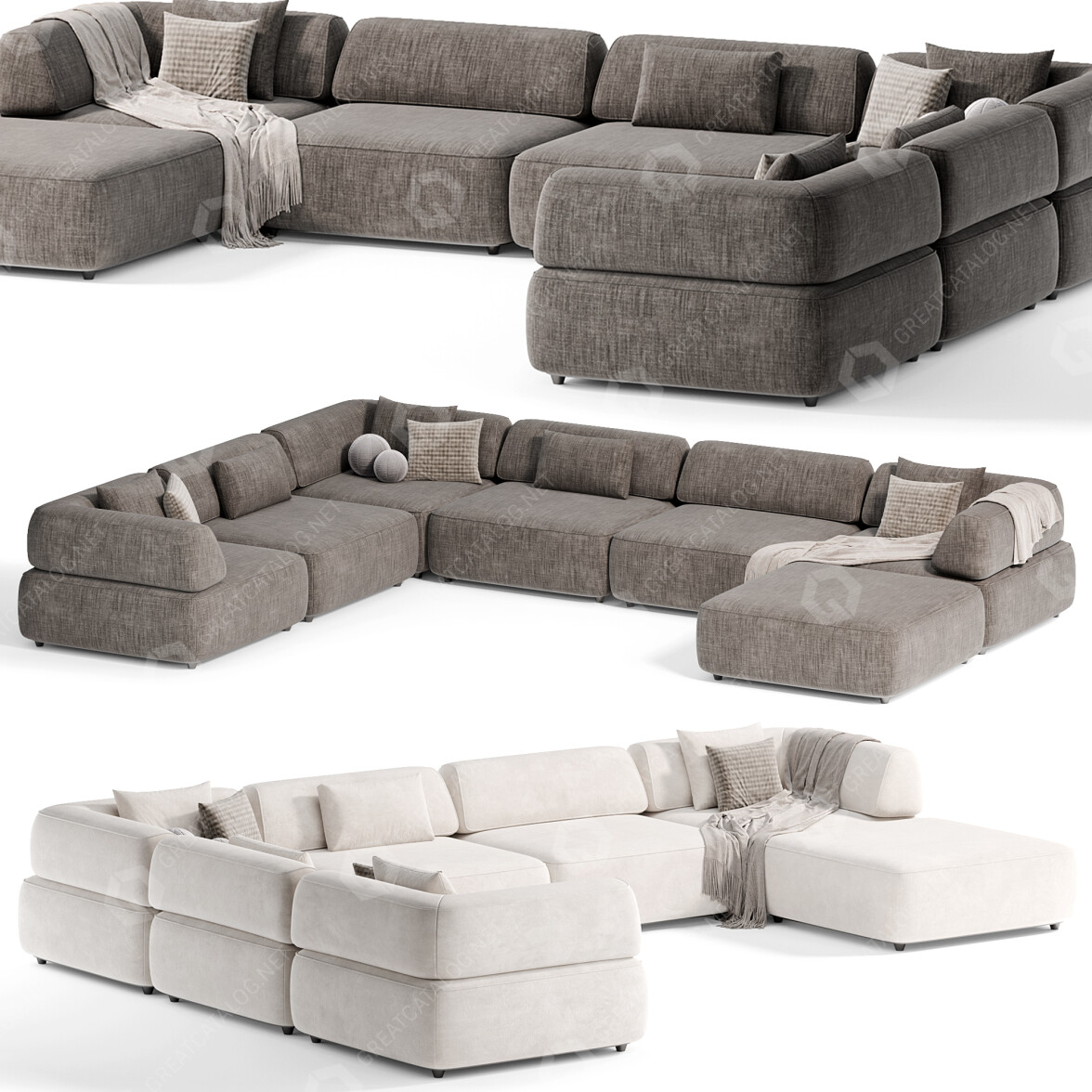 Sofa Fat Tony by Graft Architects 3D model - GreatCatalog 45302