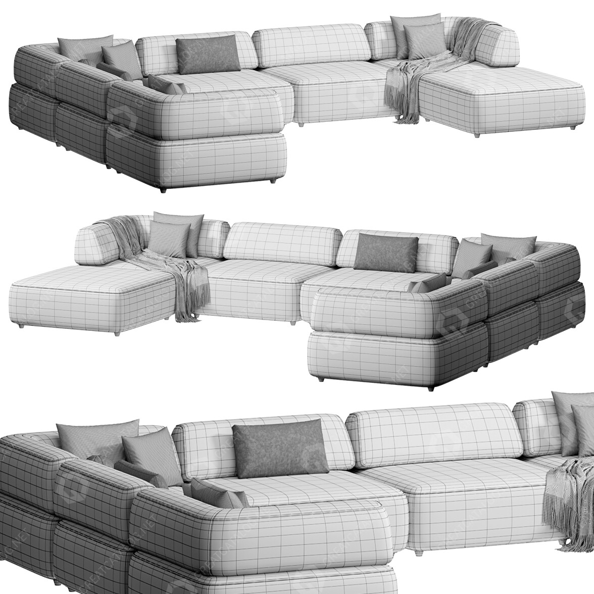 Sofa Fat Tony by Graft Architects 3D model - GreatCatalog 45302