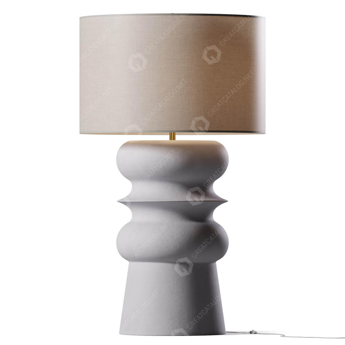 Table Lamp Cassius by Eclectic Home 3D model - GreatCatalog 45497