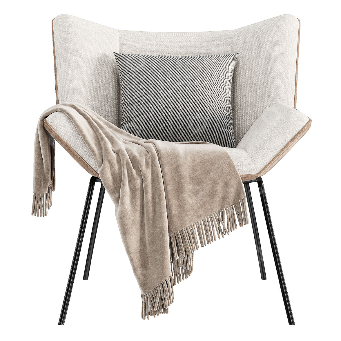 Armchair Label Vandenberg Gustav 3D model・Download 3D models