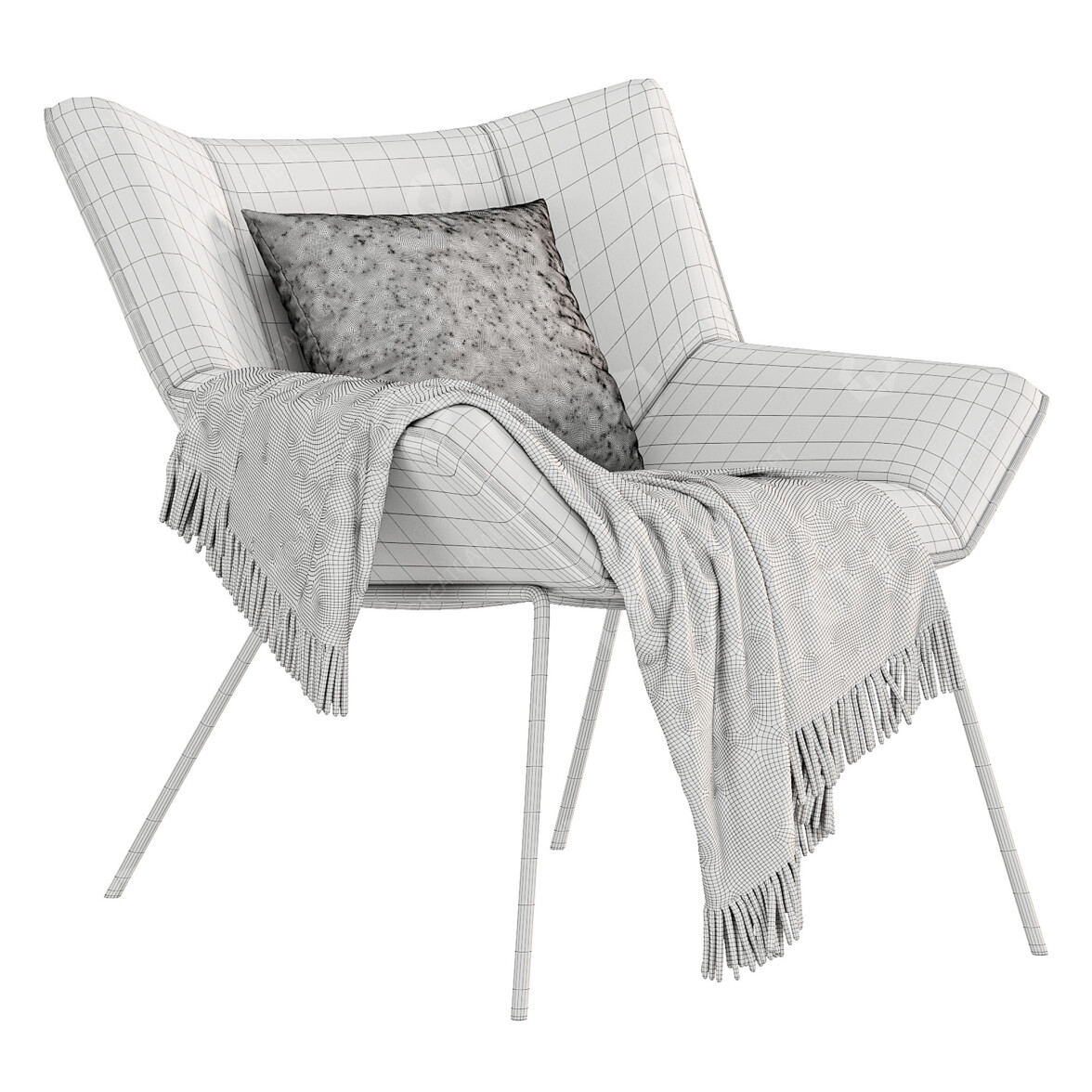 Armchair Label Vandenberg Gustav 3D model・Download 3D models