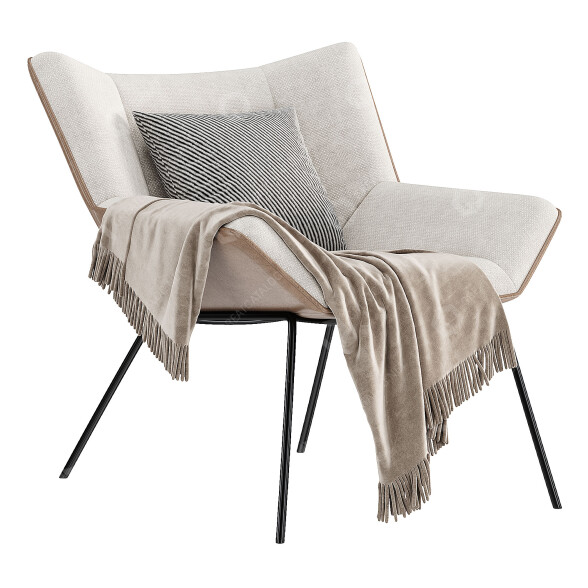 Armchair Label Vandenberg Gustav 3D model・Download 3D models