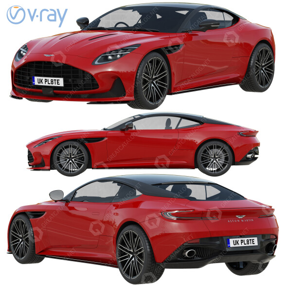 Car Aston Martin DB12 3D model - GreatCatalog 45565