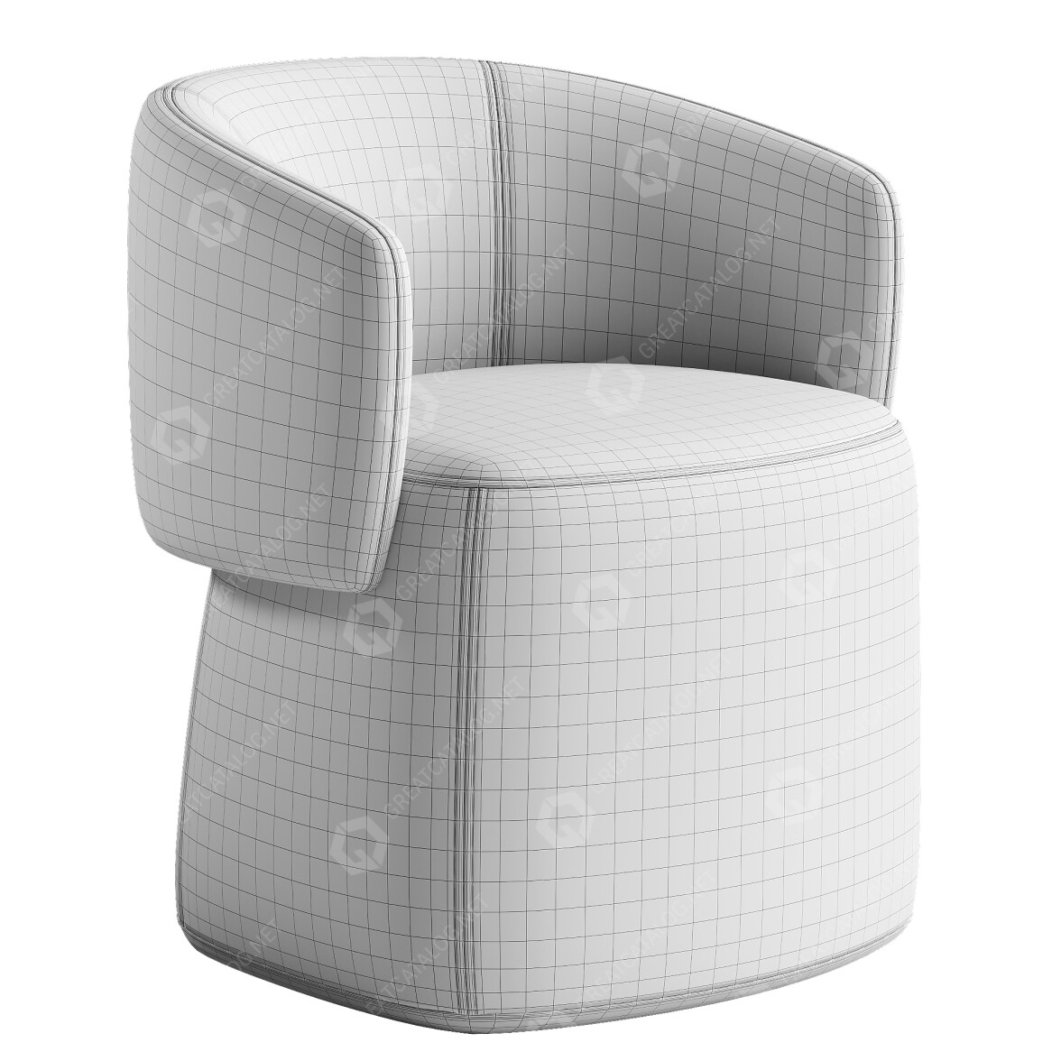 Armchair Haworth Openest Chick 3D model #45659 | GreatCatalog