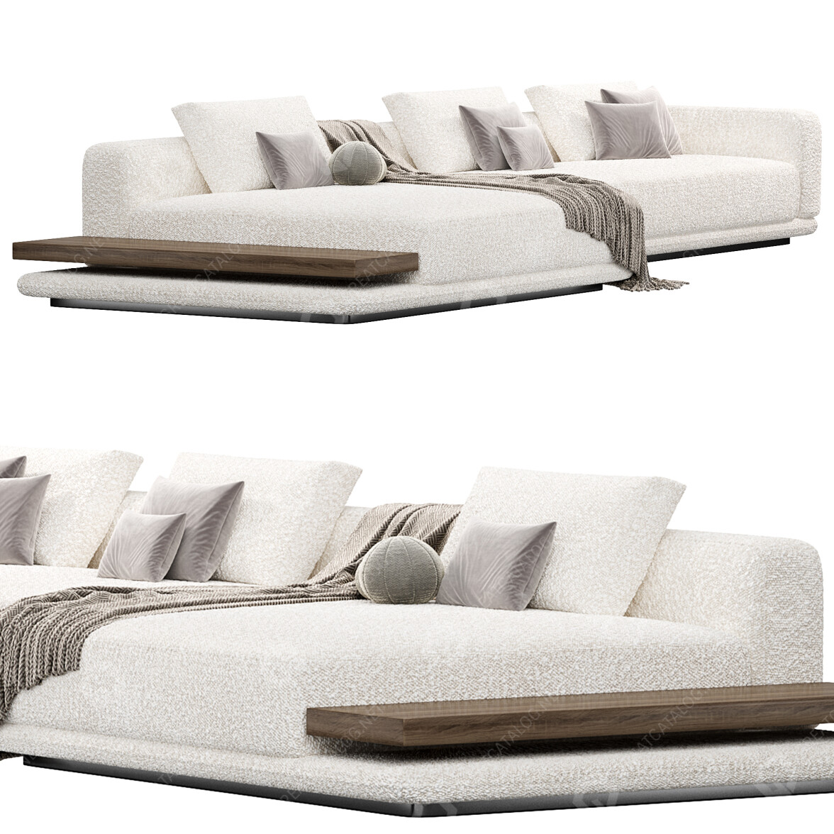 Sofas Minotti Horizonte 3D model - GreatCatalog 45672